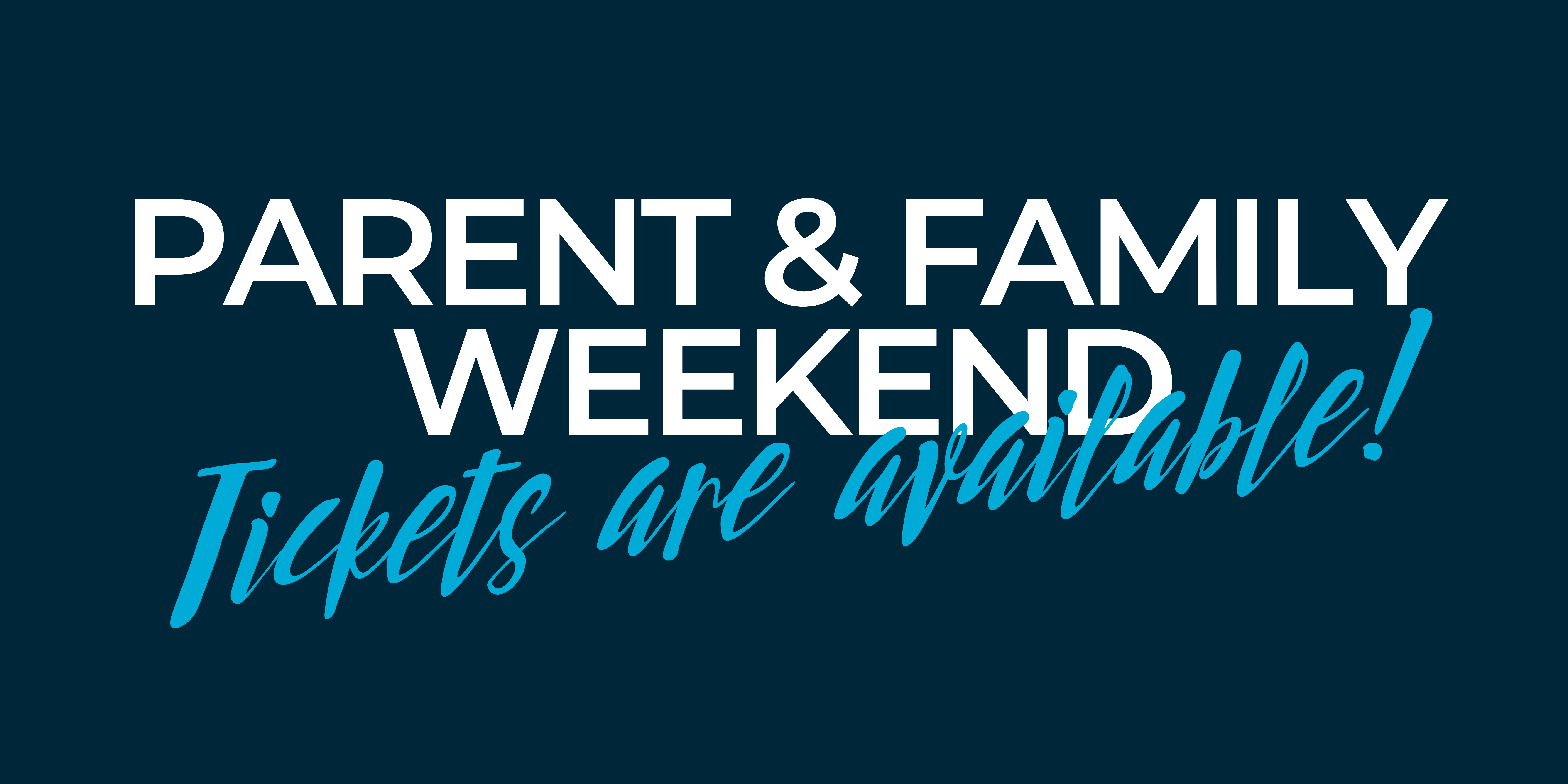 Parent & Family Weekend Tickets are | USU Parent and Family Connection